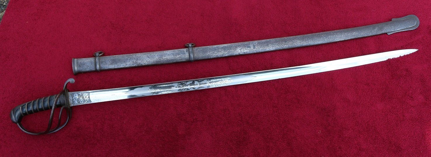 Important Reeves Patent Solid Hilt British Light Cavalry Officer's Sword