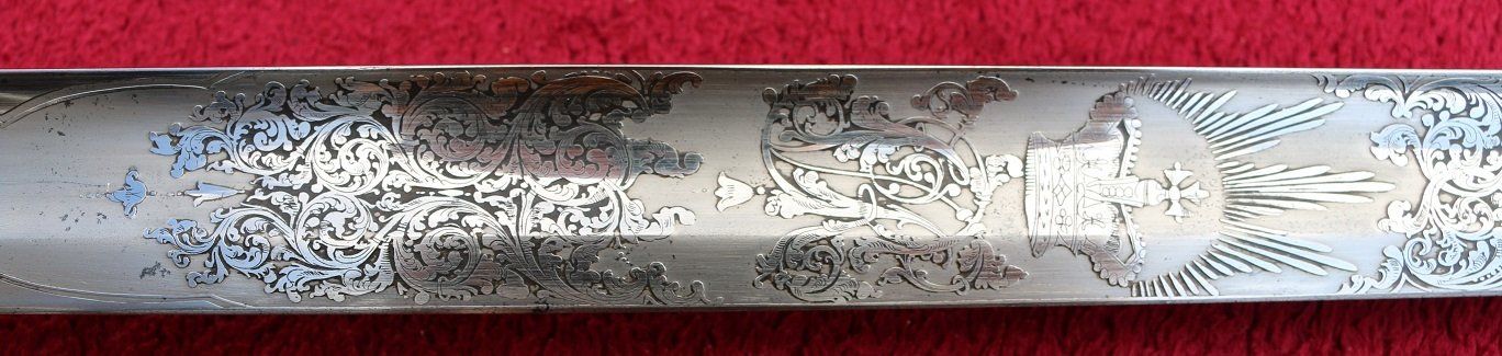 Important Reeves Patent Solid Hilt British Light Cavalry Officer's Sword