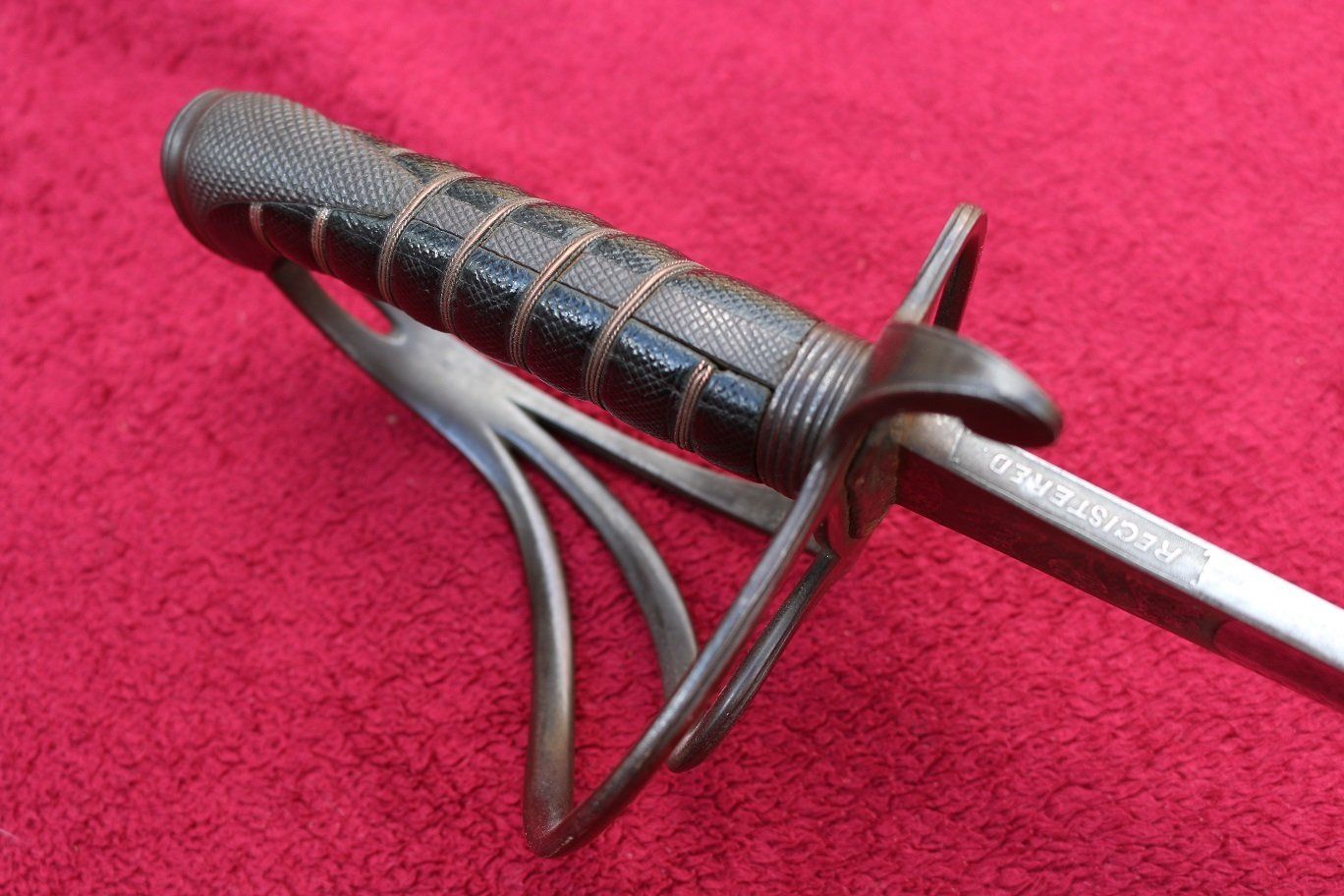 Important Reeves Patent Solid Hilt British Light Cavalry Officer's Sword