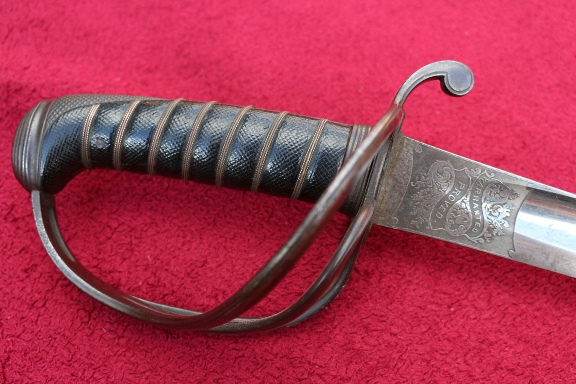 Important Reeves Patent Solid Hilt British Light Cavalry Officer's Sword