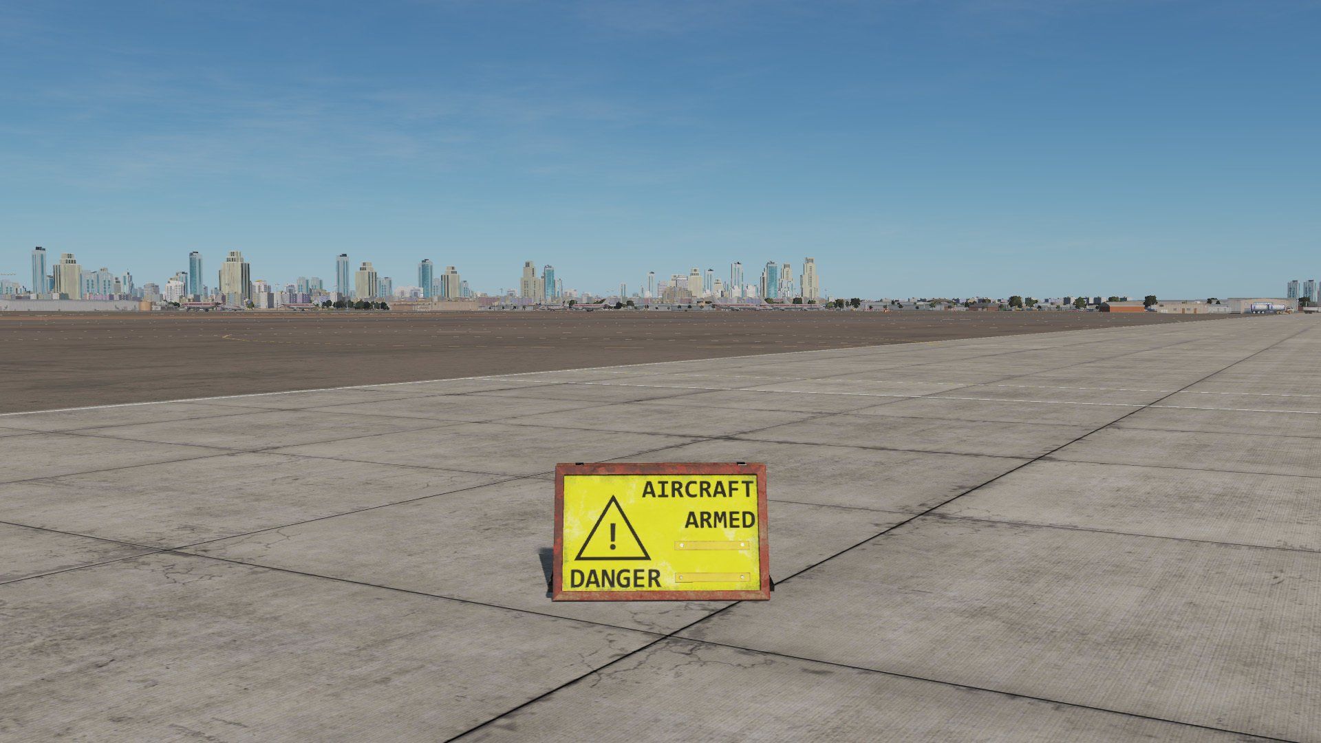 Aircraft Armed Sign