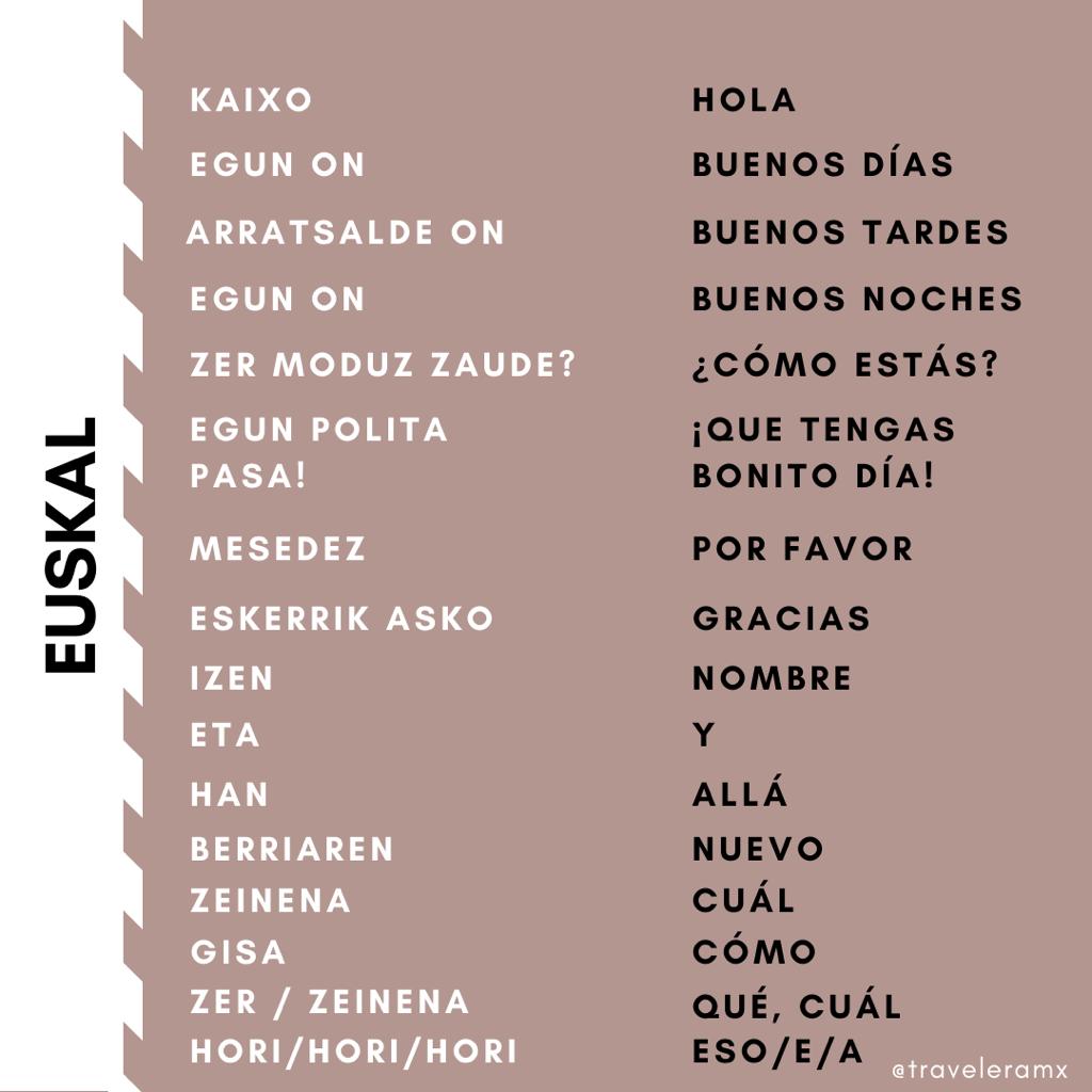 Practice a new language! - Euskara