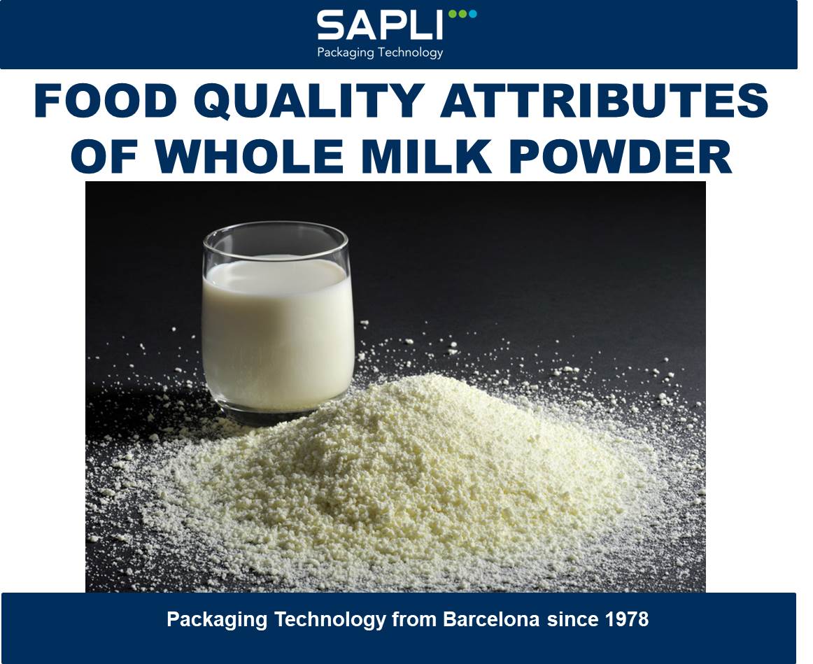 FOOD QUALITY ATTRIBUTES OF WHOLE MILK POWDER