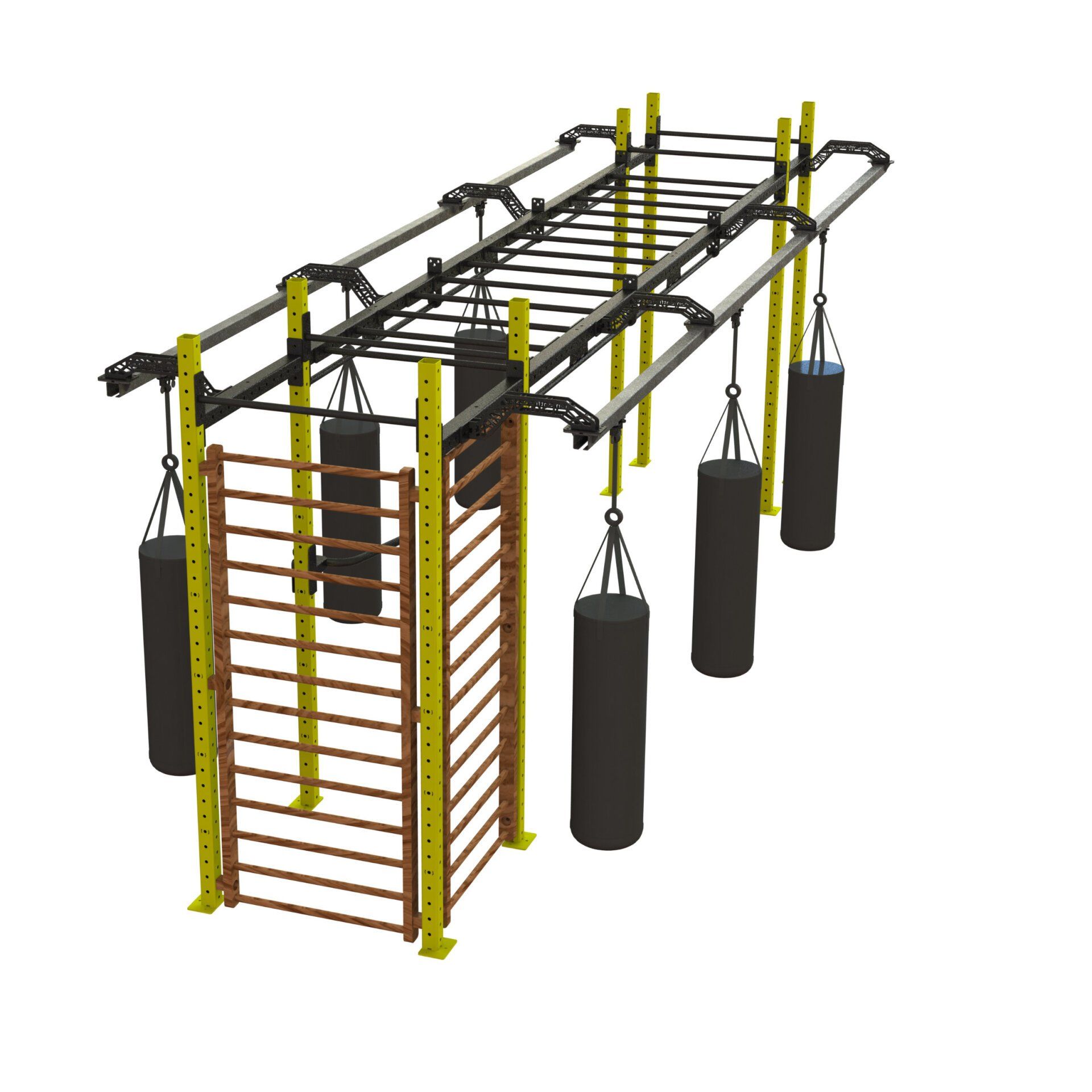Outdoor Fitness Concepts outdoor boxing rigs frames and rails