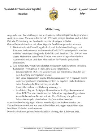 Tunesische Konsulat In Munchen