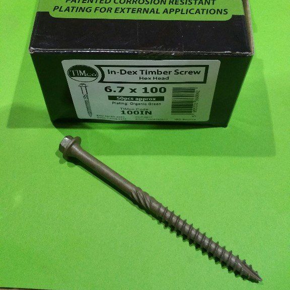 Decking Screws 75mm Timco 250mm External Decking Screws (Pack Of 10 ...