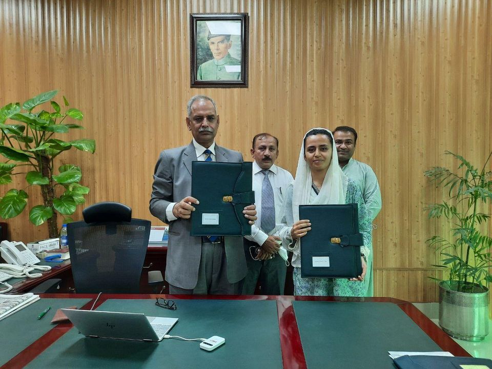 Memorandum of Cooperation Signed with University in Pakistan