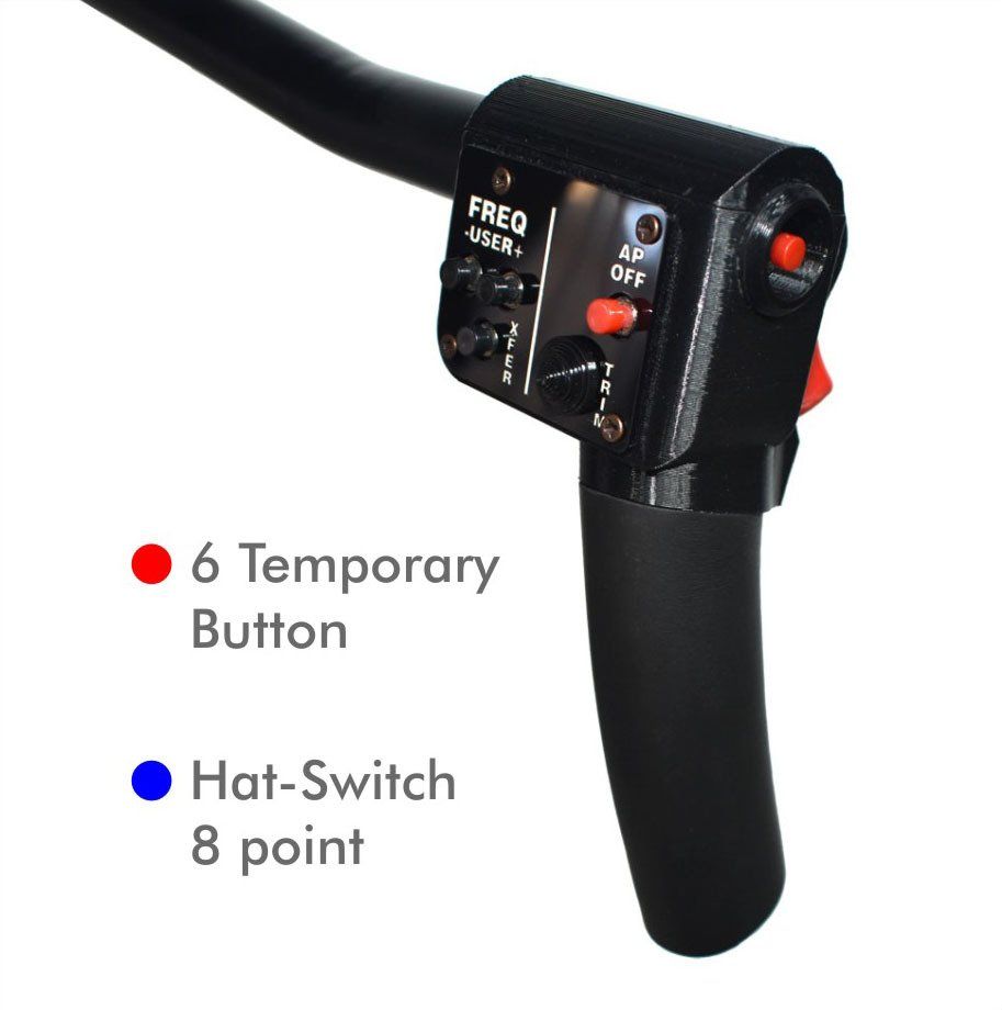 Apache R44, USB multi-axis joystick for helicopter simulator
