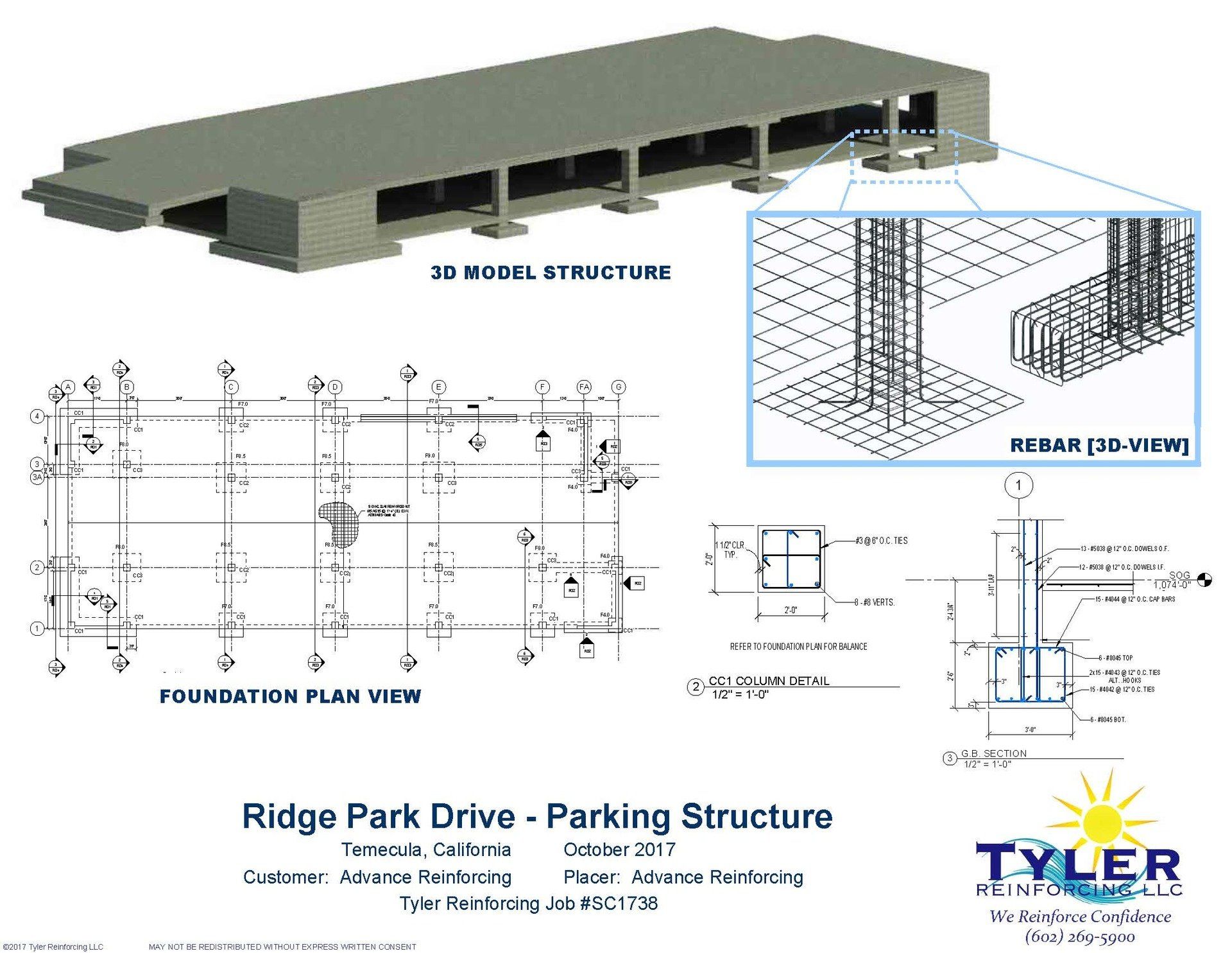 3D Rebar Detailing/ BIM