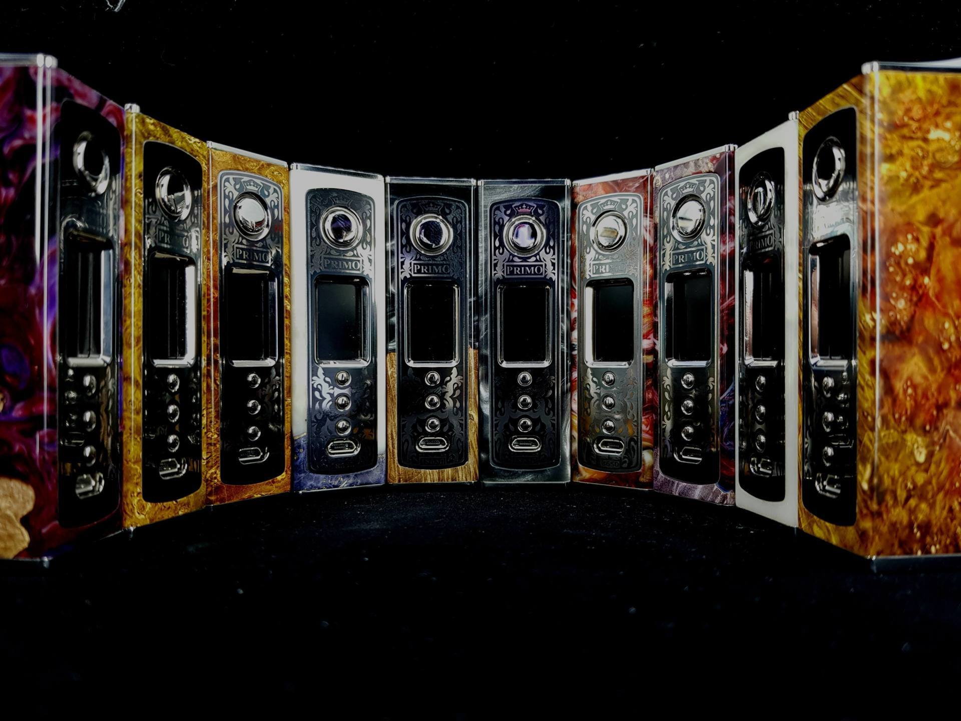 Stab Wood Mods, Stabilized Wood Box Mod and Asmodus Box Mods for sale