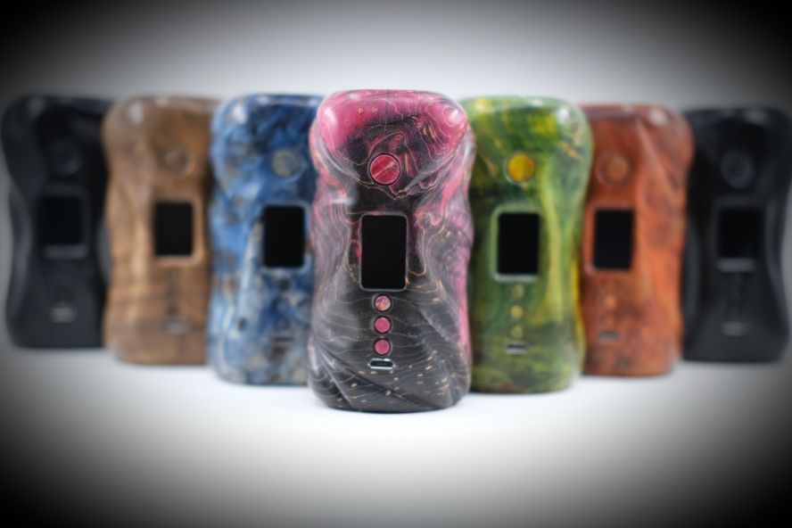 Stab Wood Mods, Stabilized Wood Box Mod and Asmodus Box Mods for sale