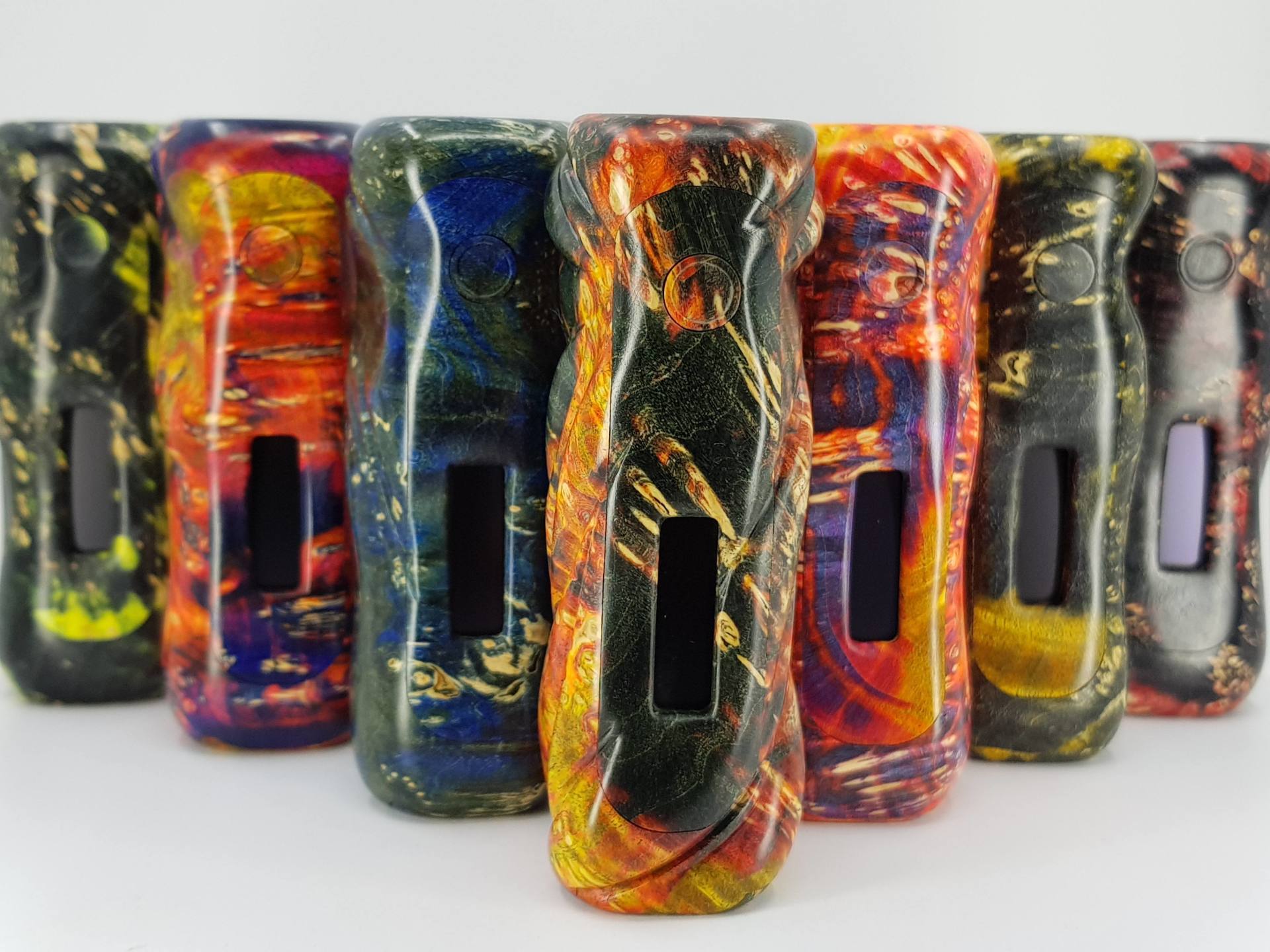 Stab Wood Mods, Stabilized Wood Box Mod and Asmodus Box Mods for sale