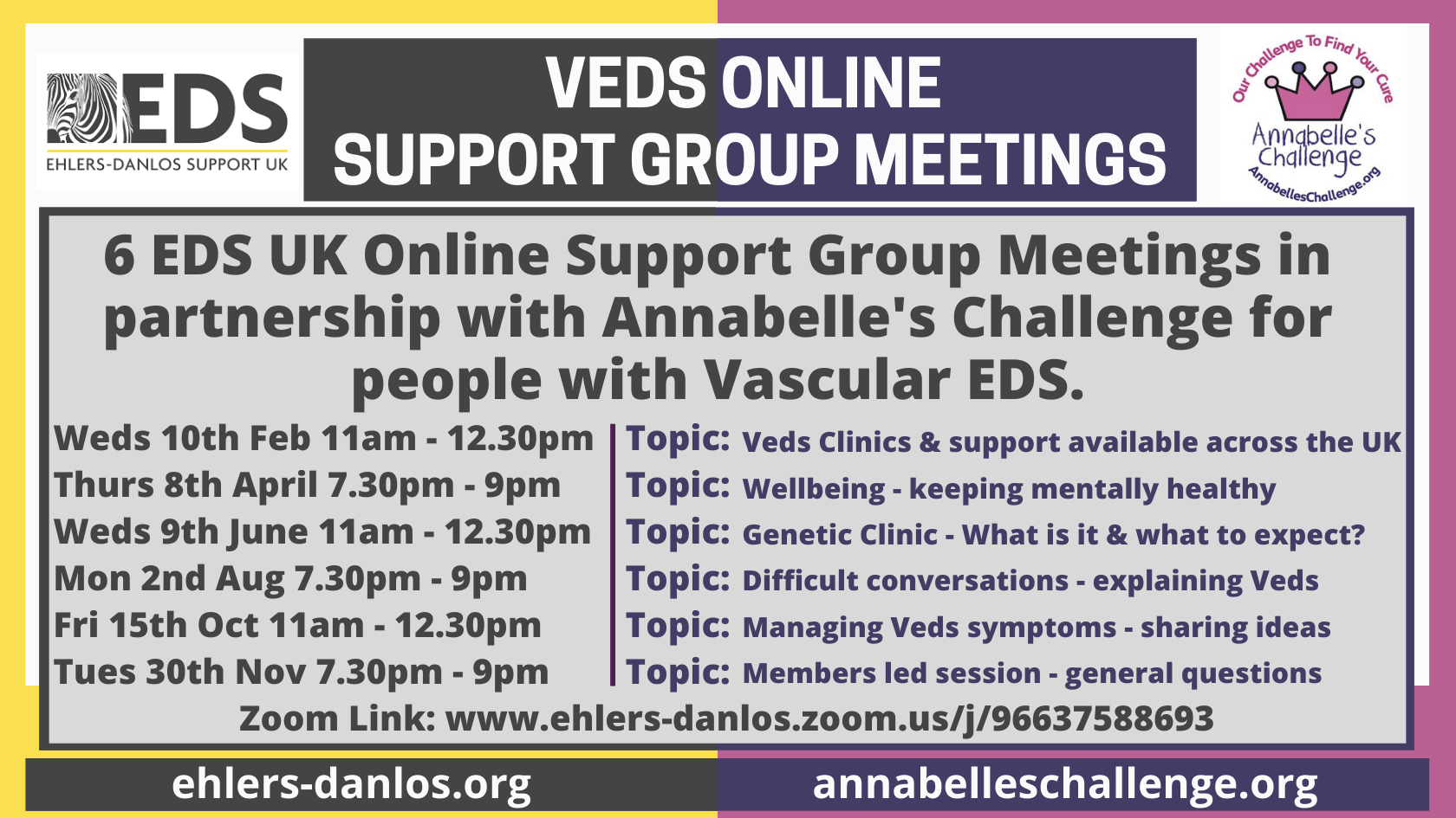 Supporting families touched by Vascular EDS
