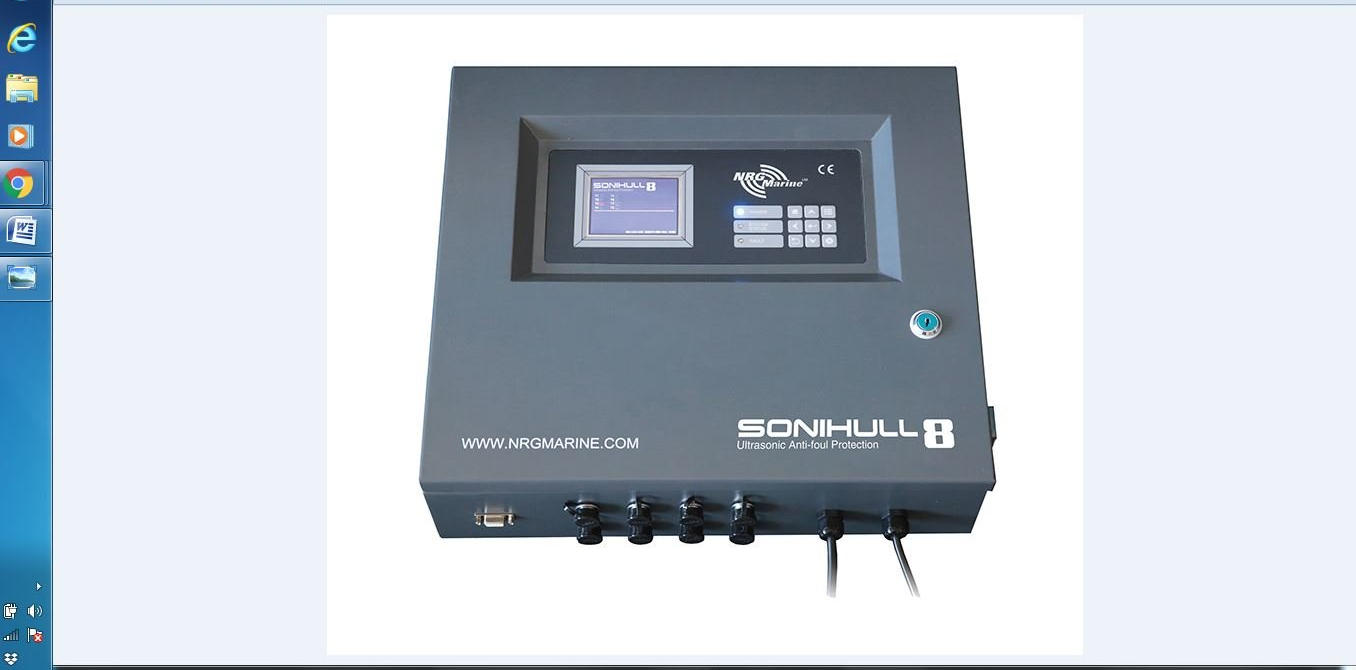The Sonihull ultrasonic anti fouling system