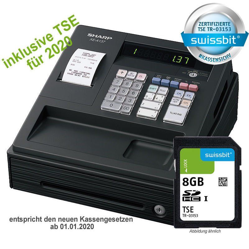 Sharp XE-A137 XBK - Hessen Kassensysteme