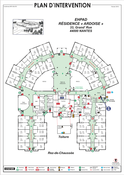 Plans d'intervention et d’évacuation | Angers | CQFD.DAO