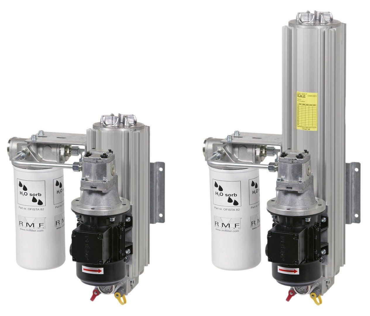 Nebenstromfilter mit zusätzlichem Öl Wasserabscheider