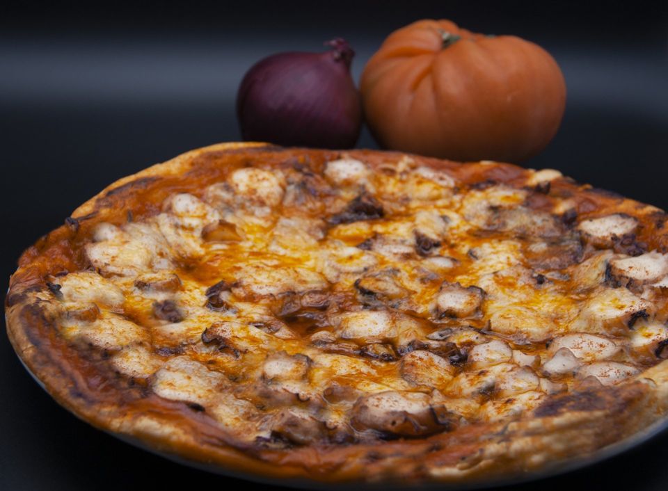 Pizza de Pulpo a La Gallega con Queso Arzúa Ulloa