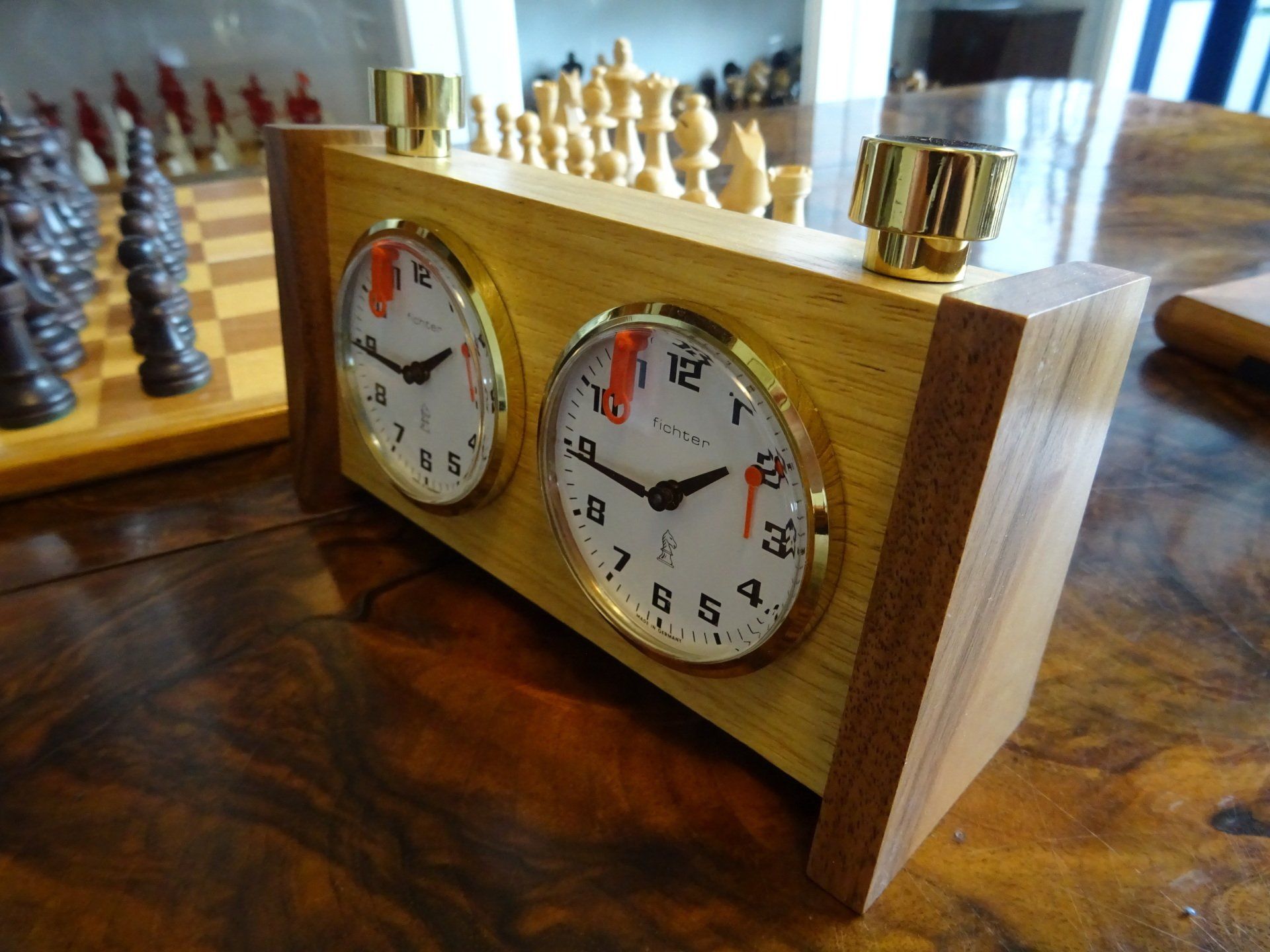 Fichter Chess Clock, Germany, 1950-1976