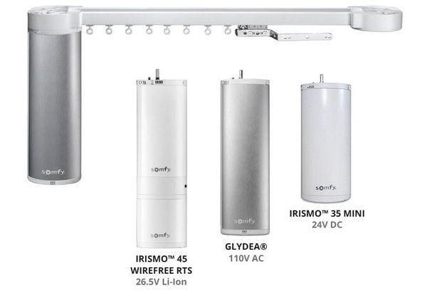 Somfy Motorized Drapery & Curtains Motors | Glydea & Irismo | Fashion ...