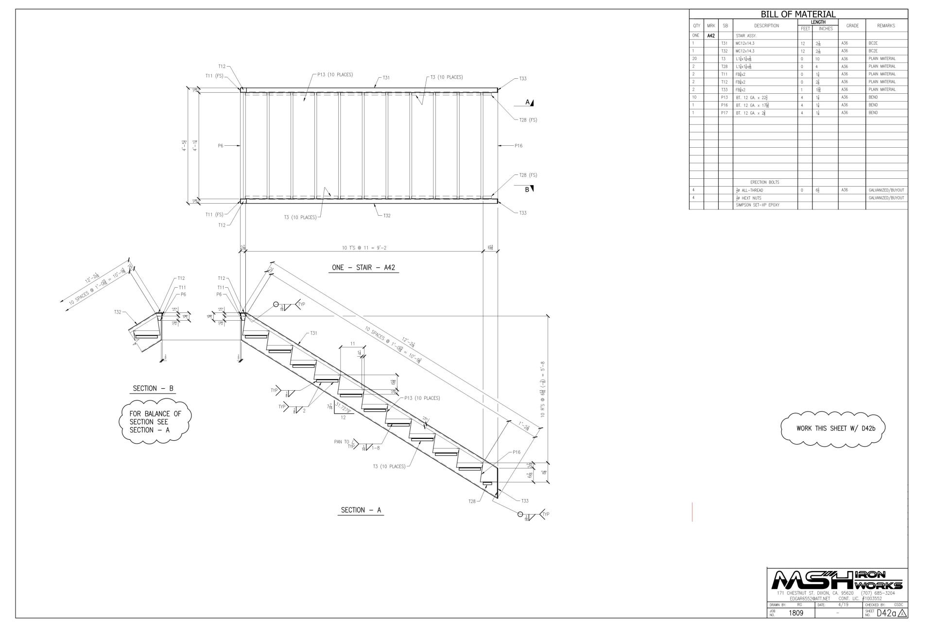 MSH Iron Works, MSH Steel, Steel fabrication, Metal fabrication, Welding