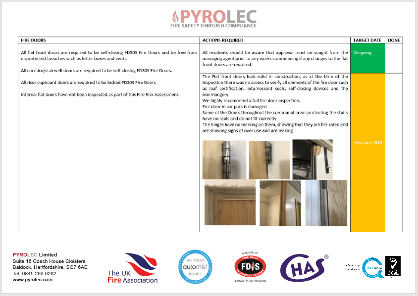 Fire Risk Assessments