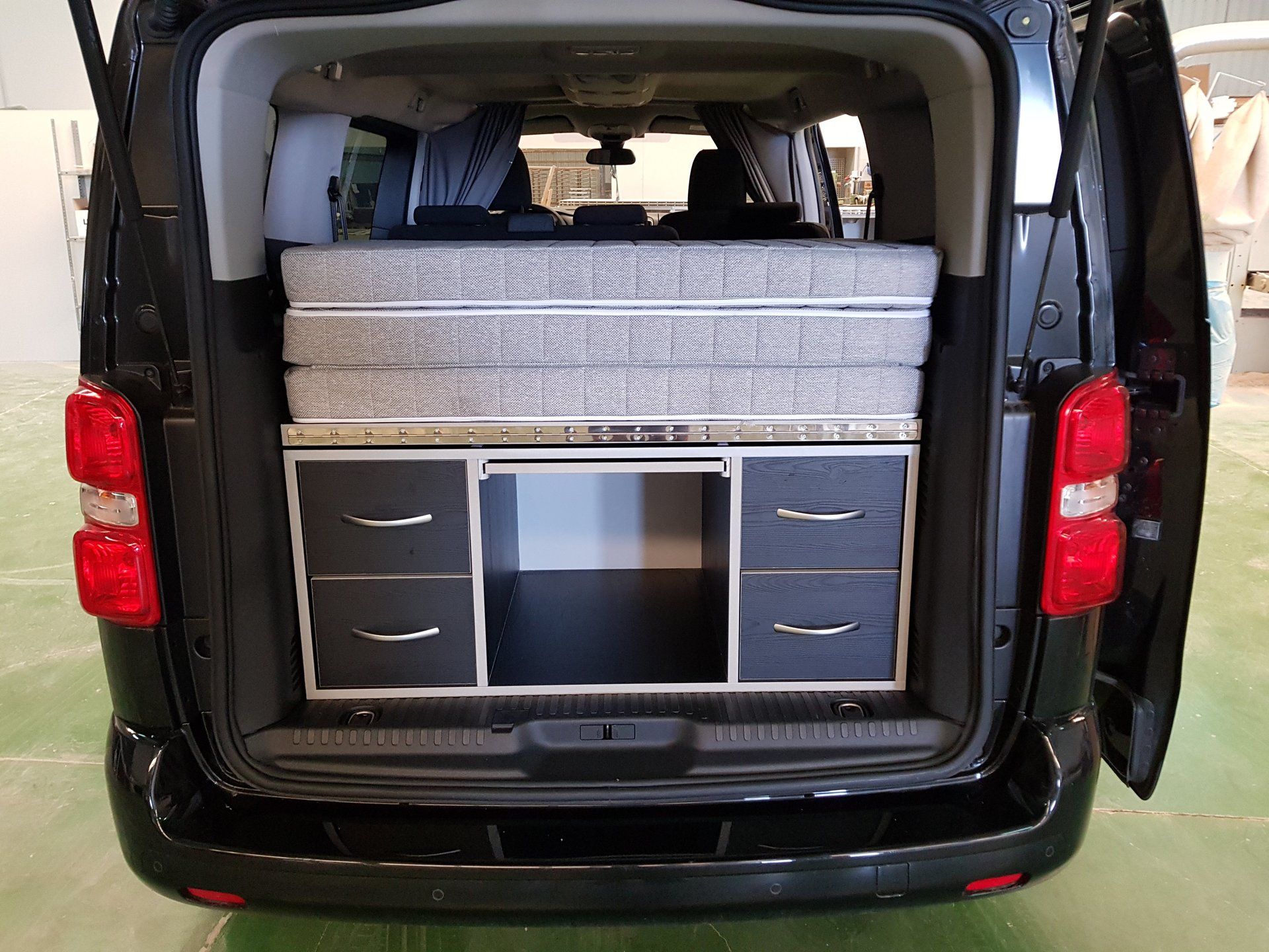 mueble camper para citoen spacetourer, kit camper citoen spacetoure