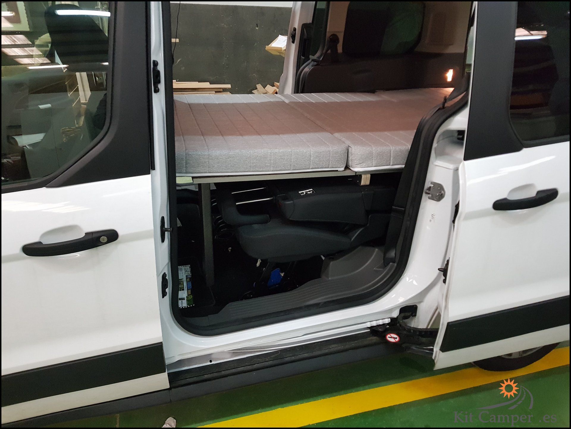 kit camper para transit connect, mueble para camperizar ford