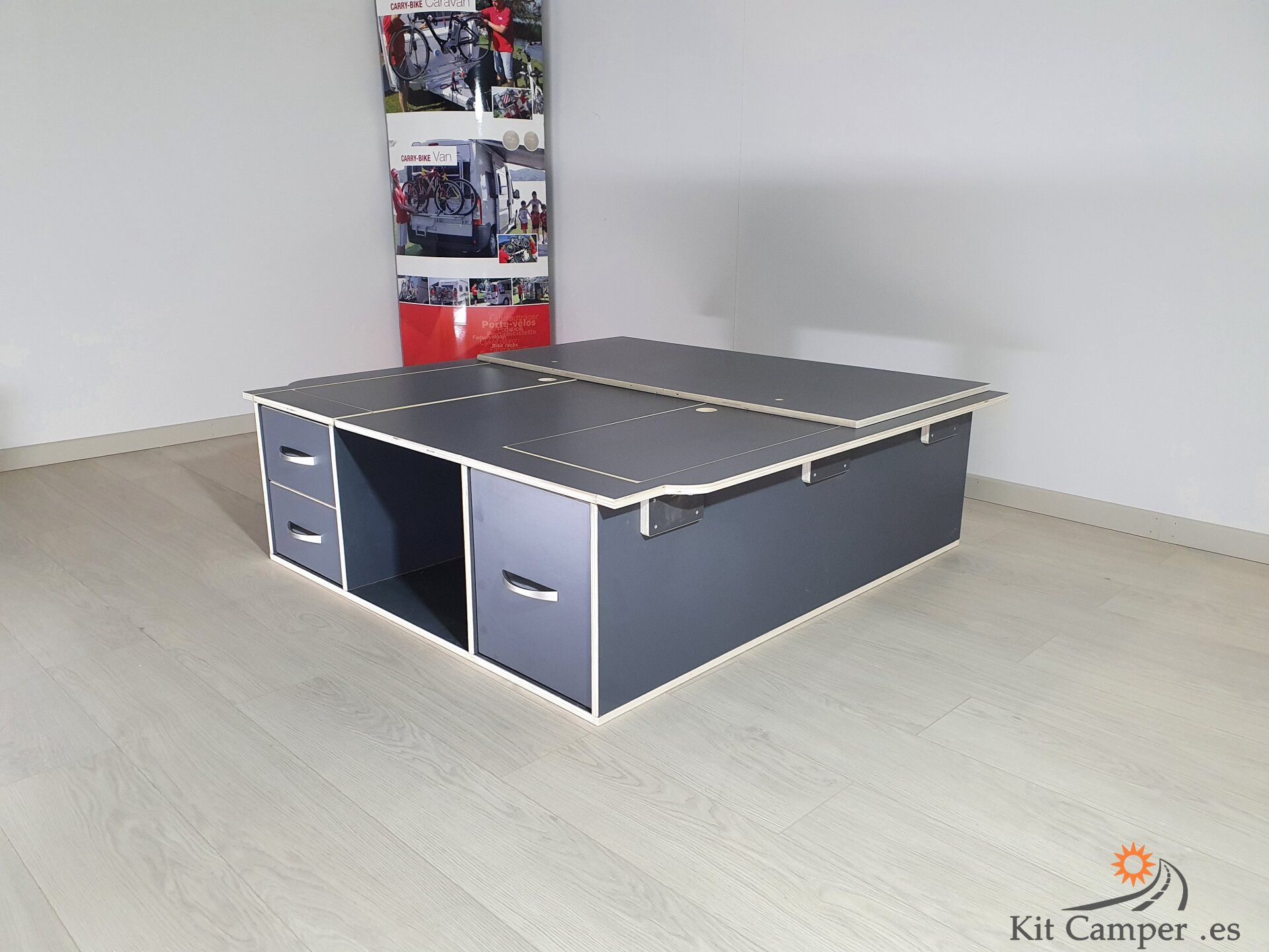 Mueble kit camper para camperizar transit custom, viano o vito