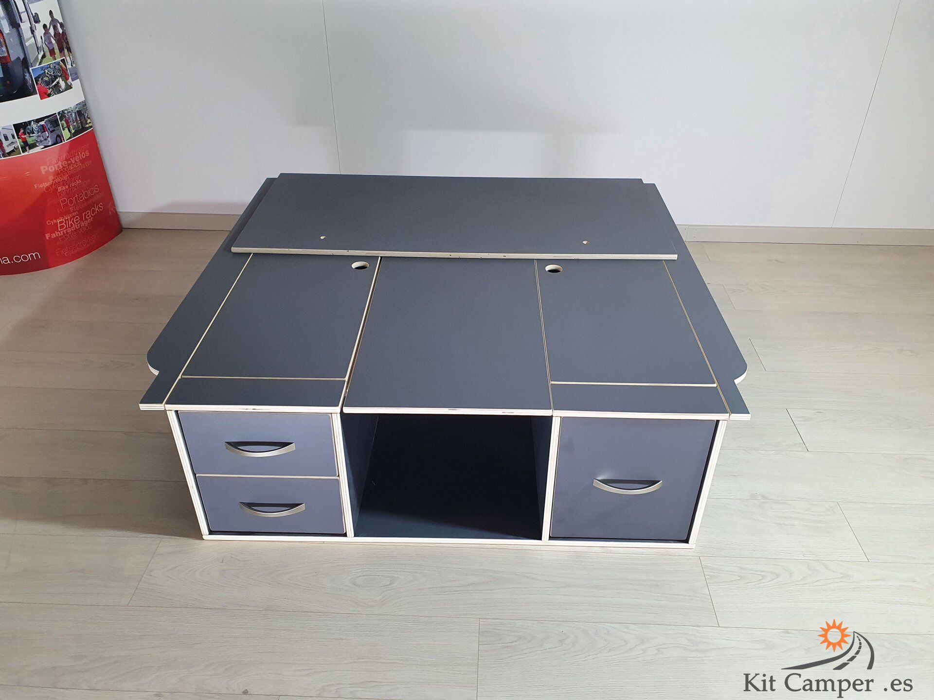 Mueble kit camper para camperizar transit custom, viano o vito