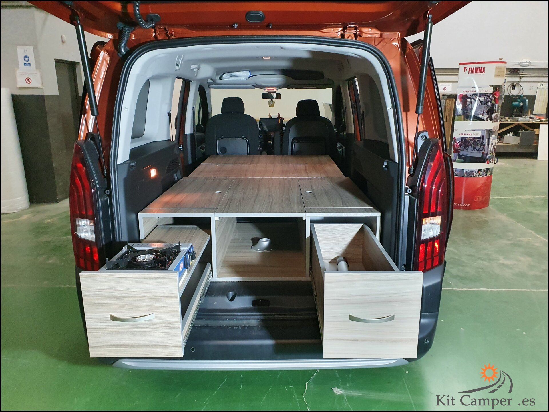 Kit mueble camper para peugeot rifter long