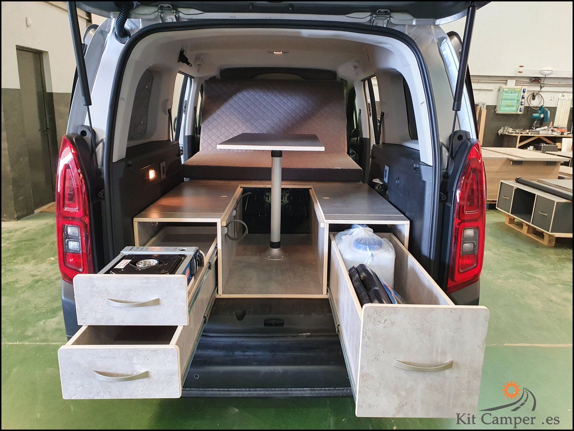 Kit mueble camper para peugeot rifter long
