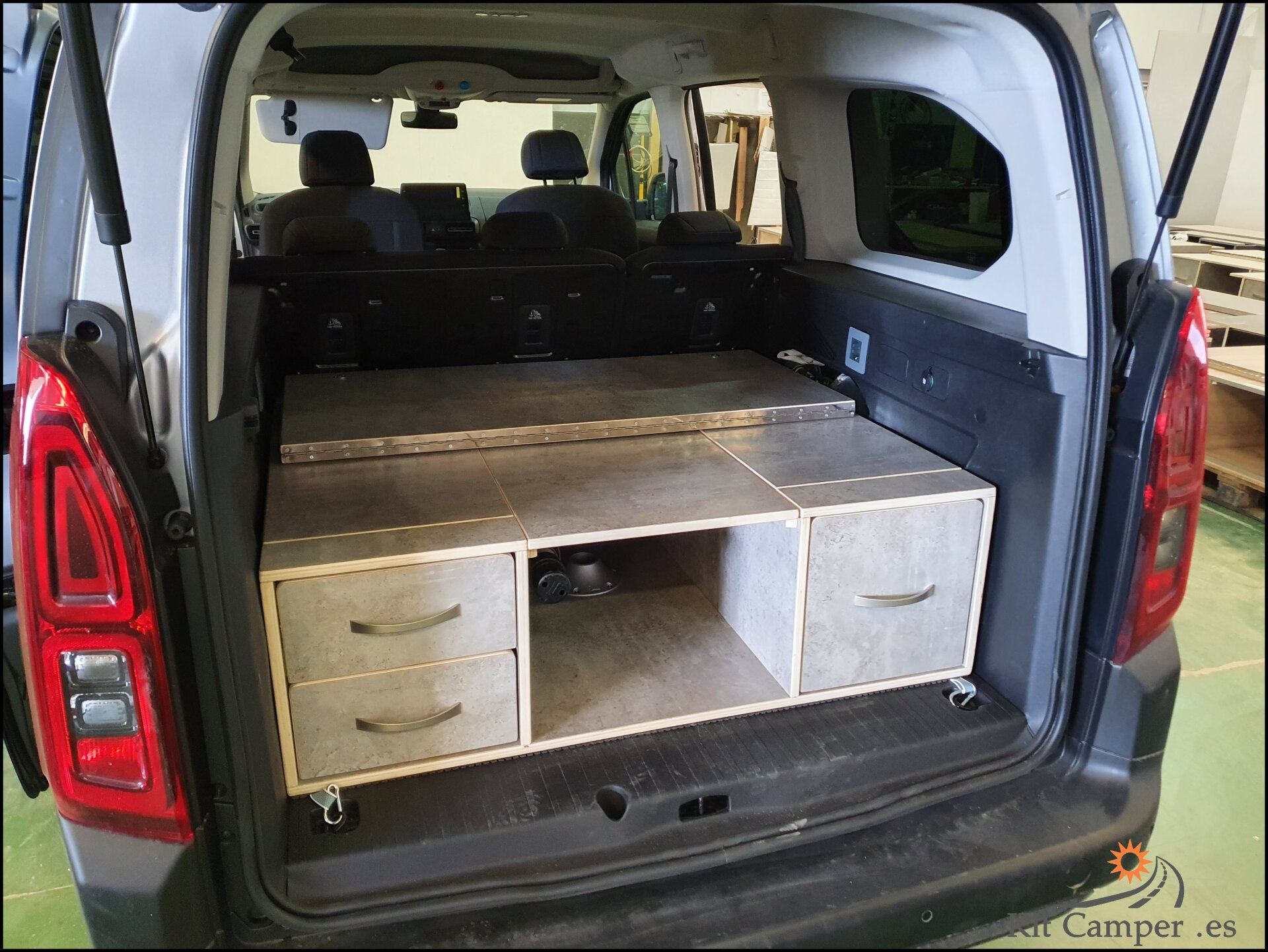 Kit mueble camper para peugeot rifter long