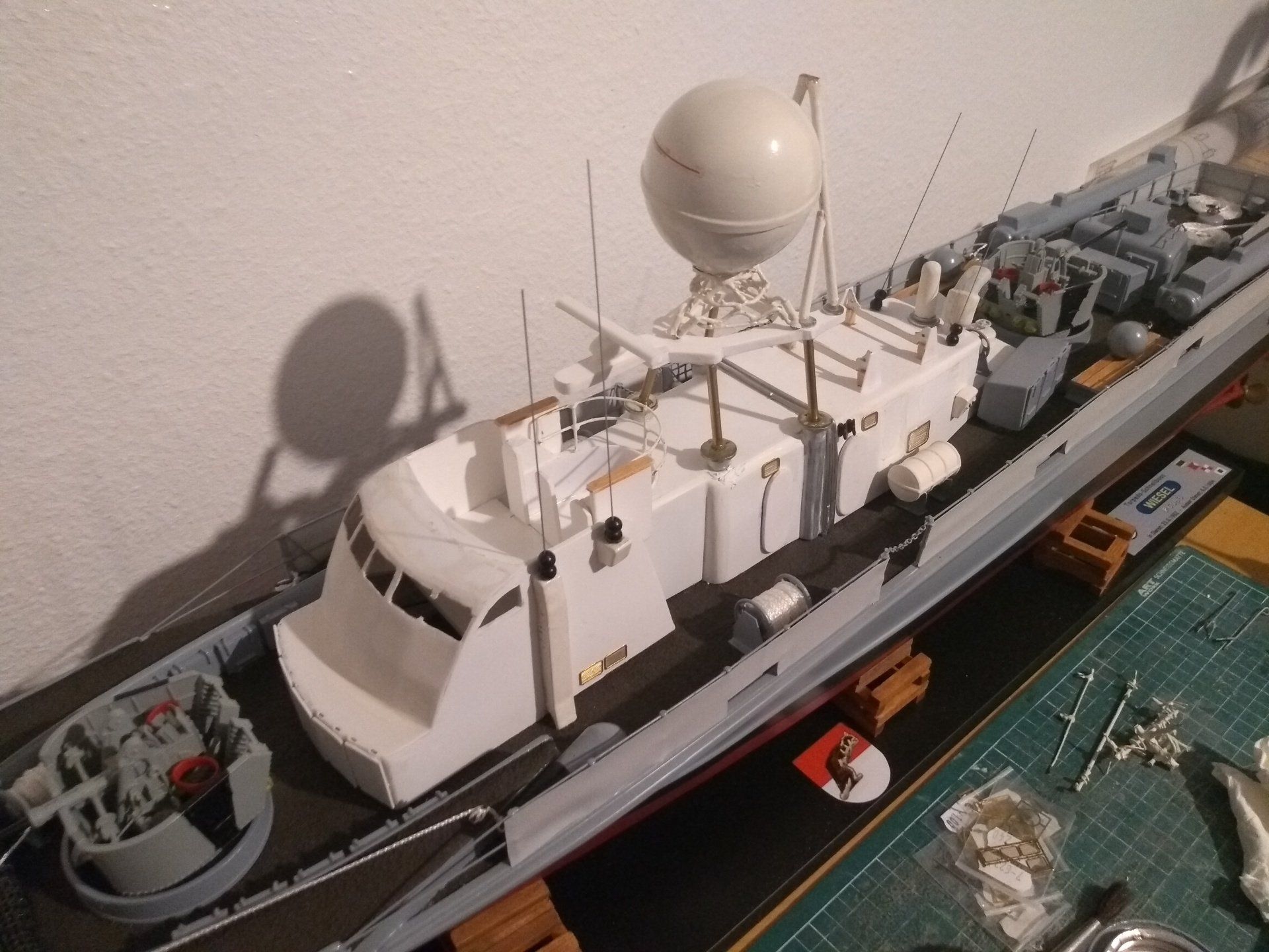 Baubericht Schnellboot Wiesel von Graupner