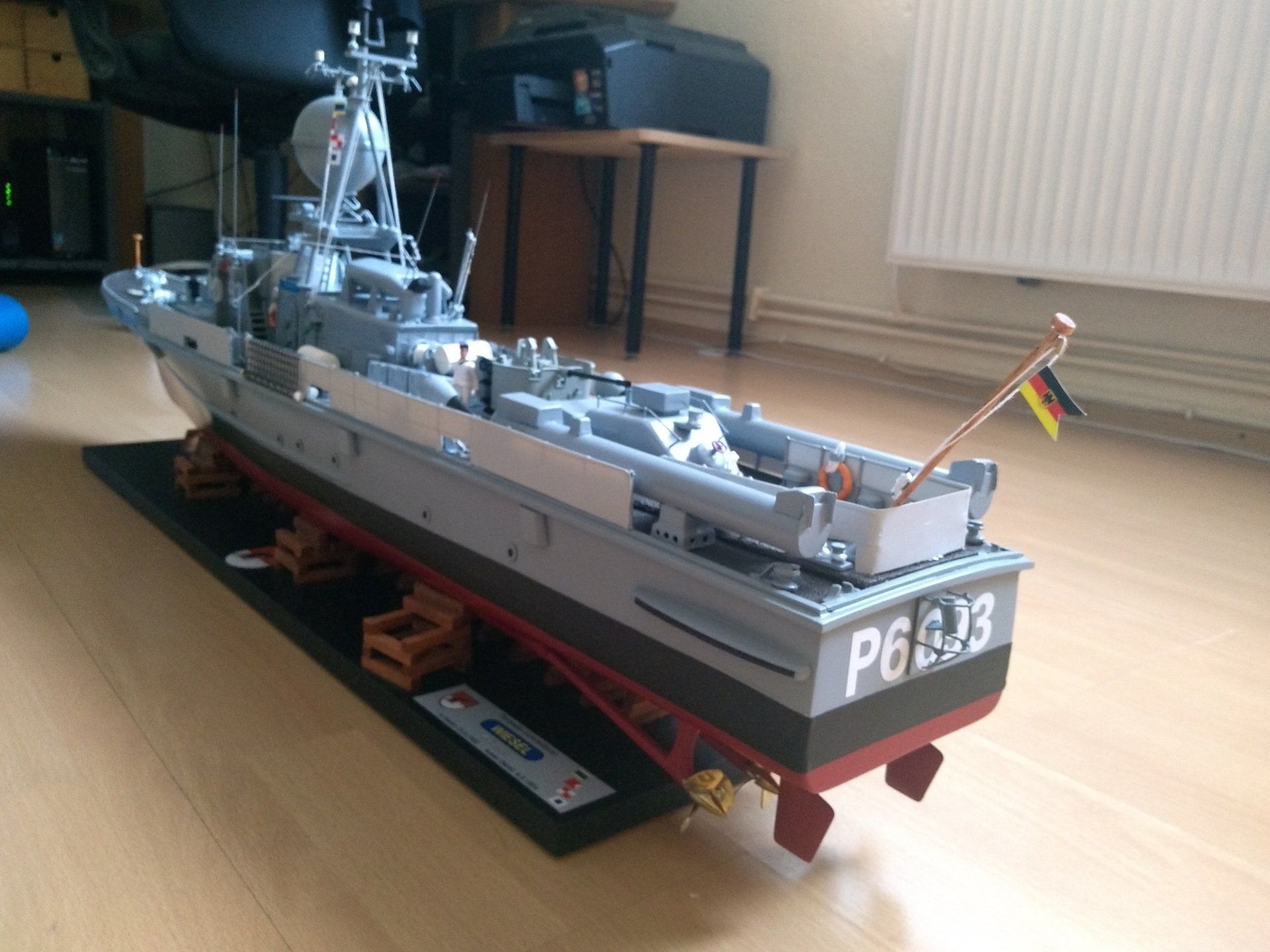 Baubericht Schnellboot Wiesel von Graupner