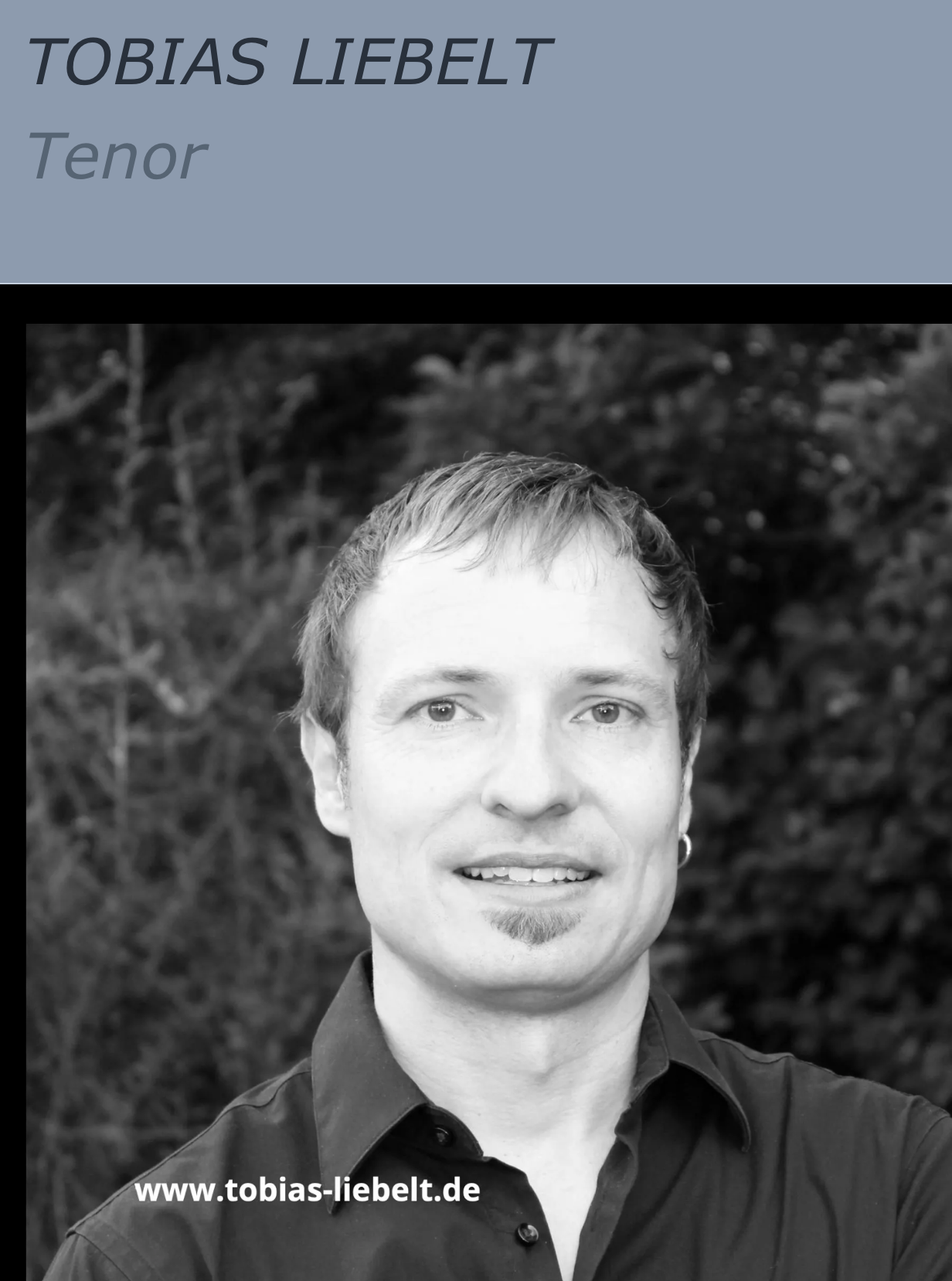 Home - Tobias Liebelt, Sänger / Tenor aus Ludwigsburg