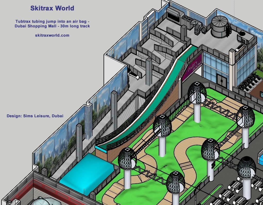 New Tubtrax tubing track in Dubai