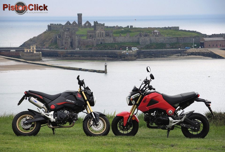 Riding a Honda Grom at the IoM TT