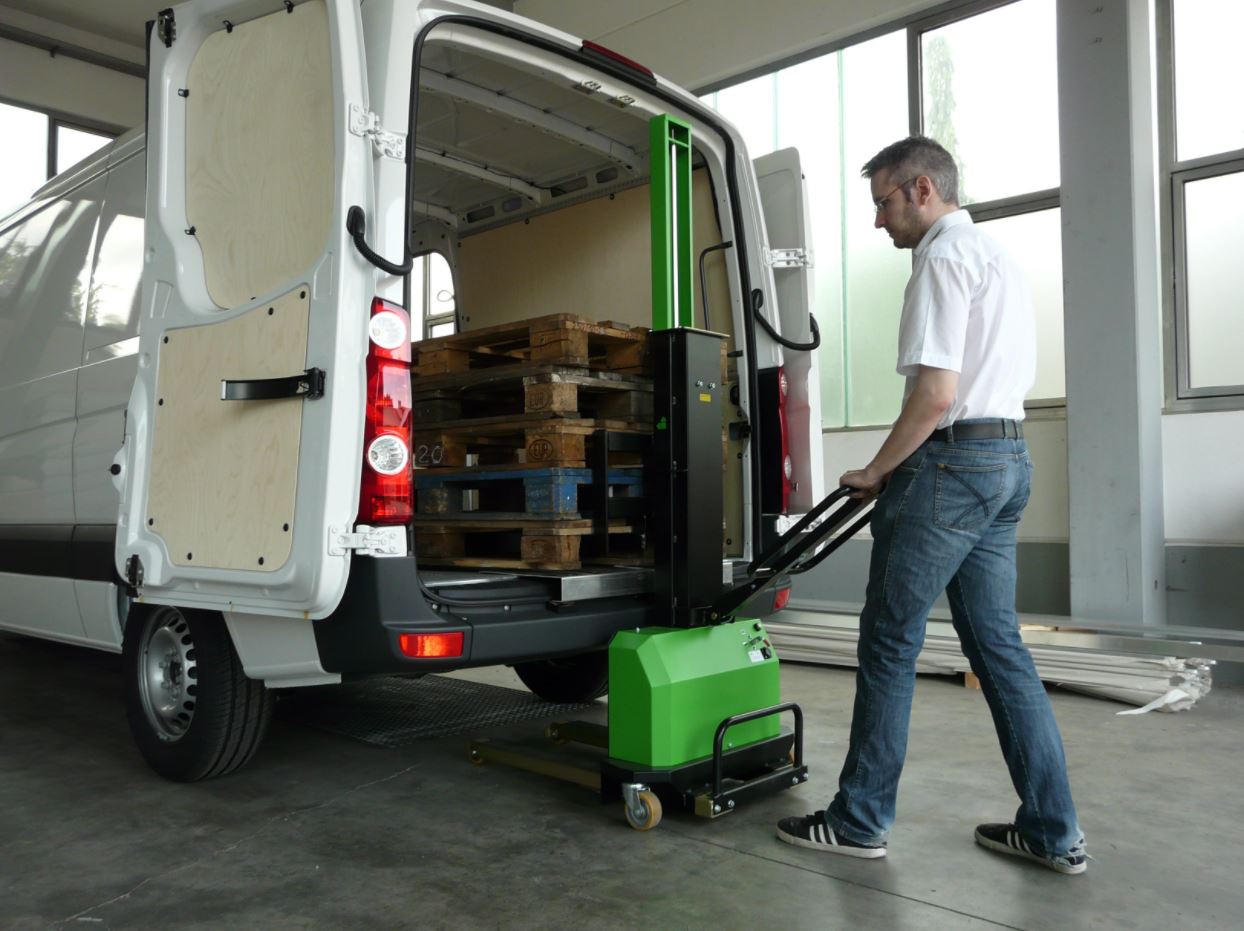 Mitnahmestapler für Kastenwagen