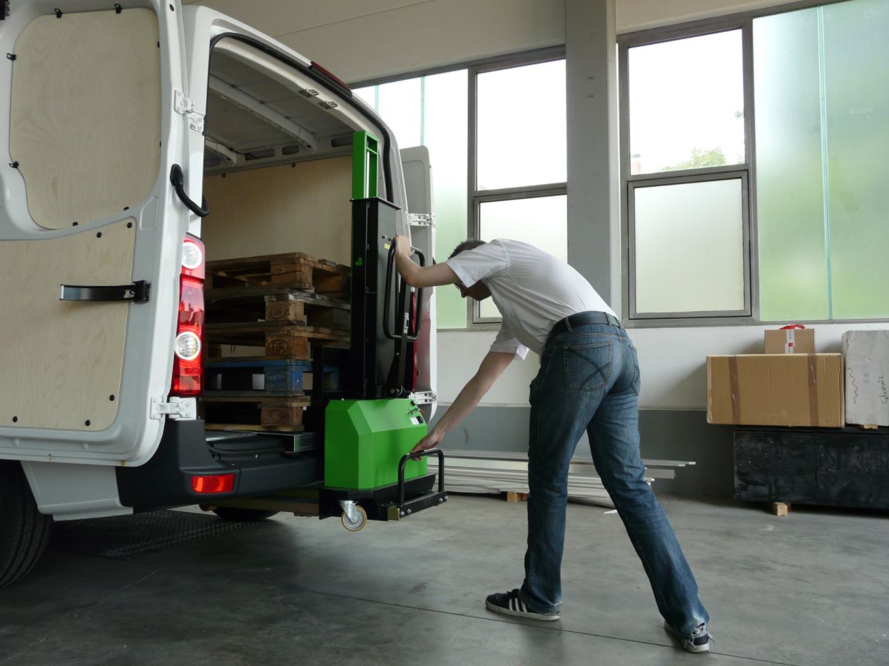Mitnahmestapler für Kastenwagen
