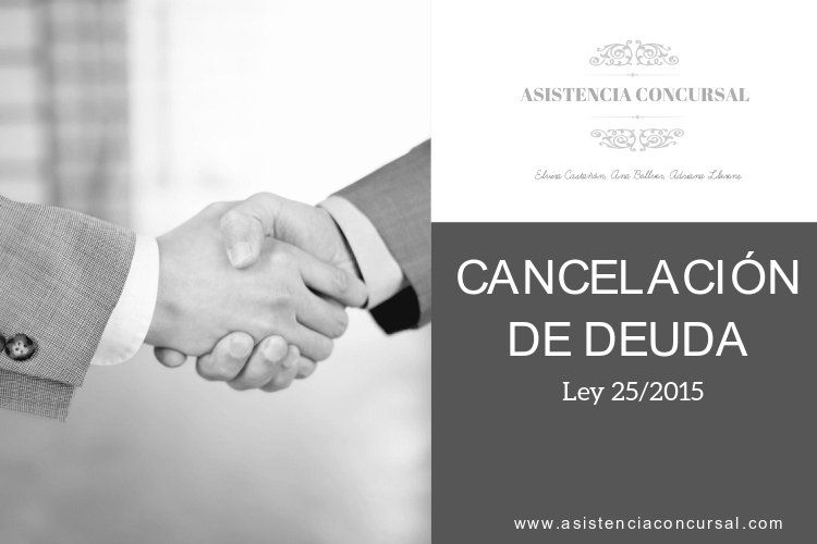 Sentencia cancelando la deuda con carácter definitivo