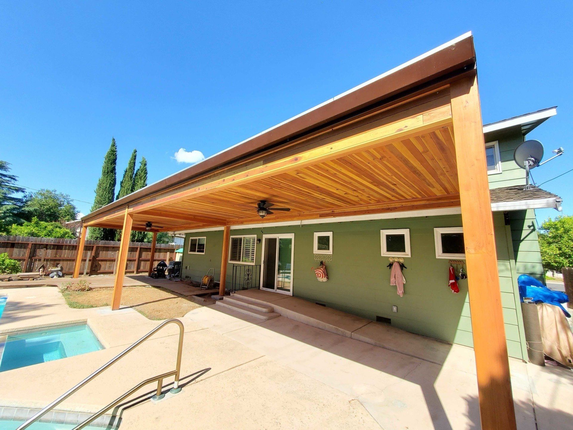 A Solar Power Patio is a smart alternative to roof top solar.