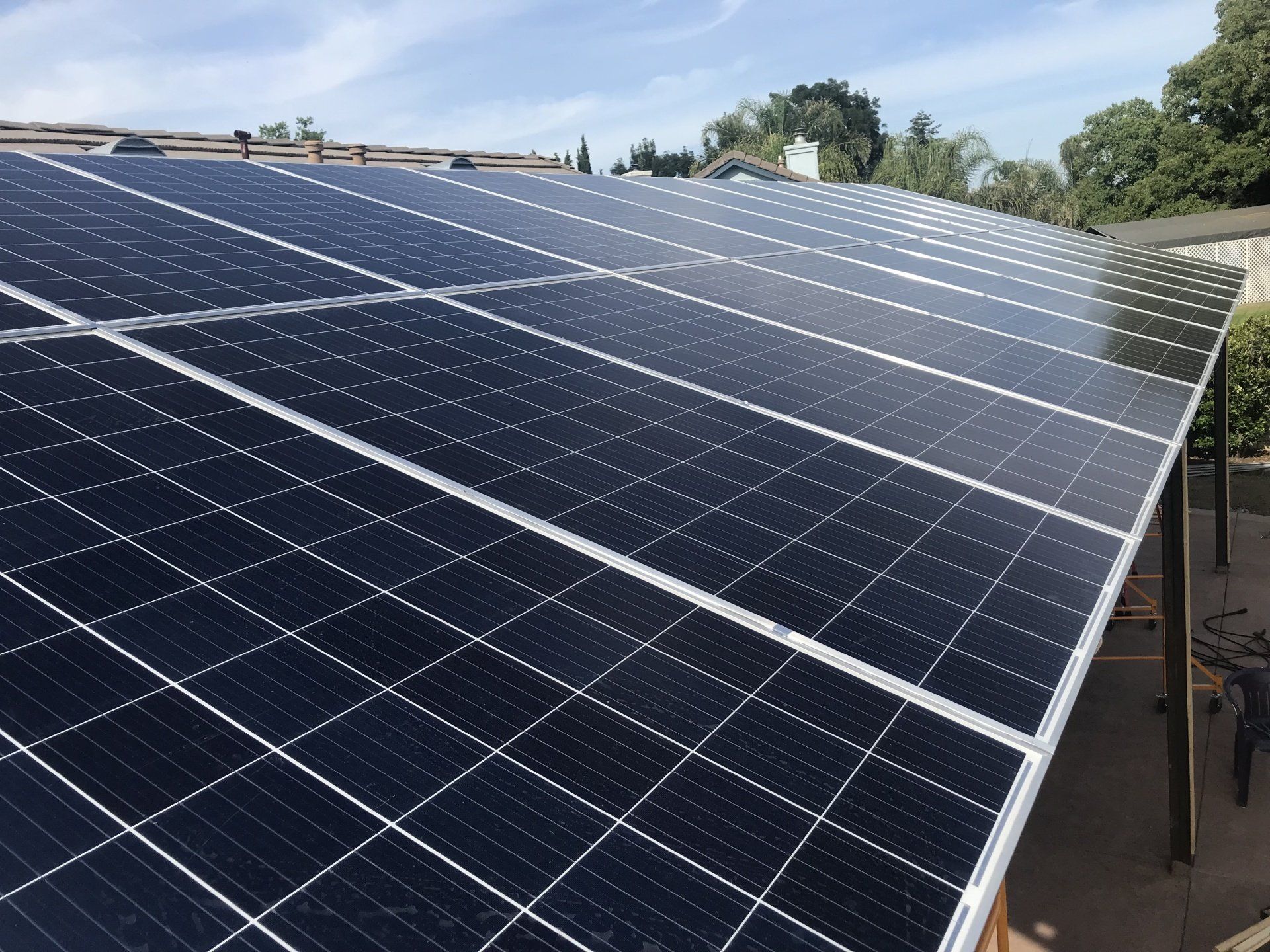 A Solar Power Patio is a smart alternative to roof top solar.