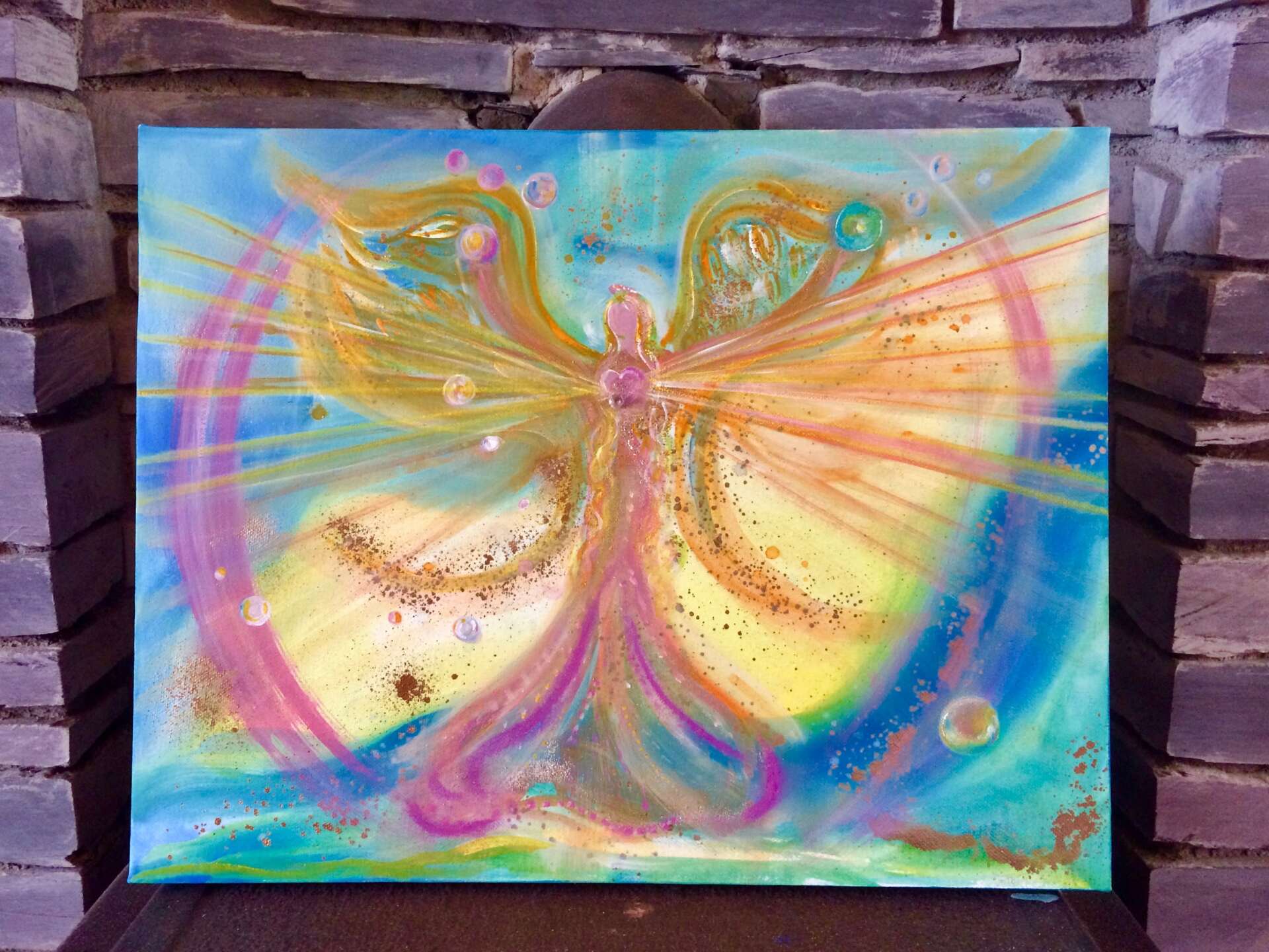 Personal Guardian Angel Painting | Energetic Art