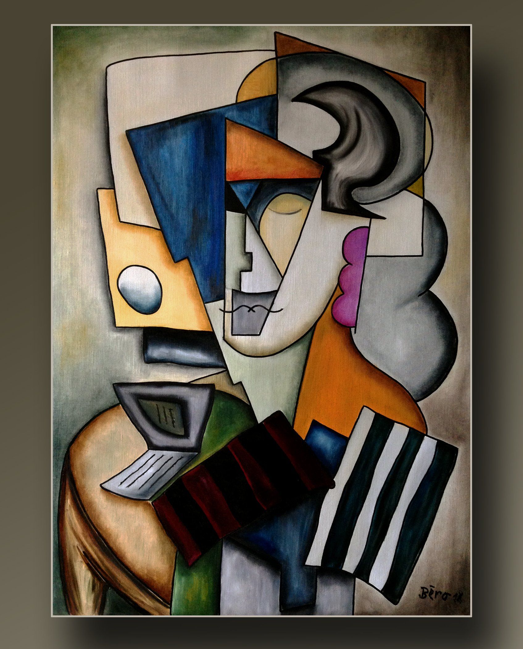 alain beraud peintre cubiste ses peintures