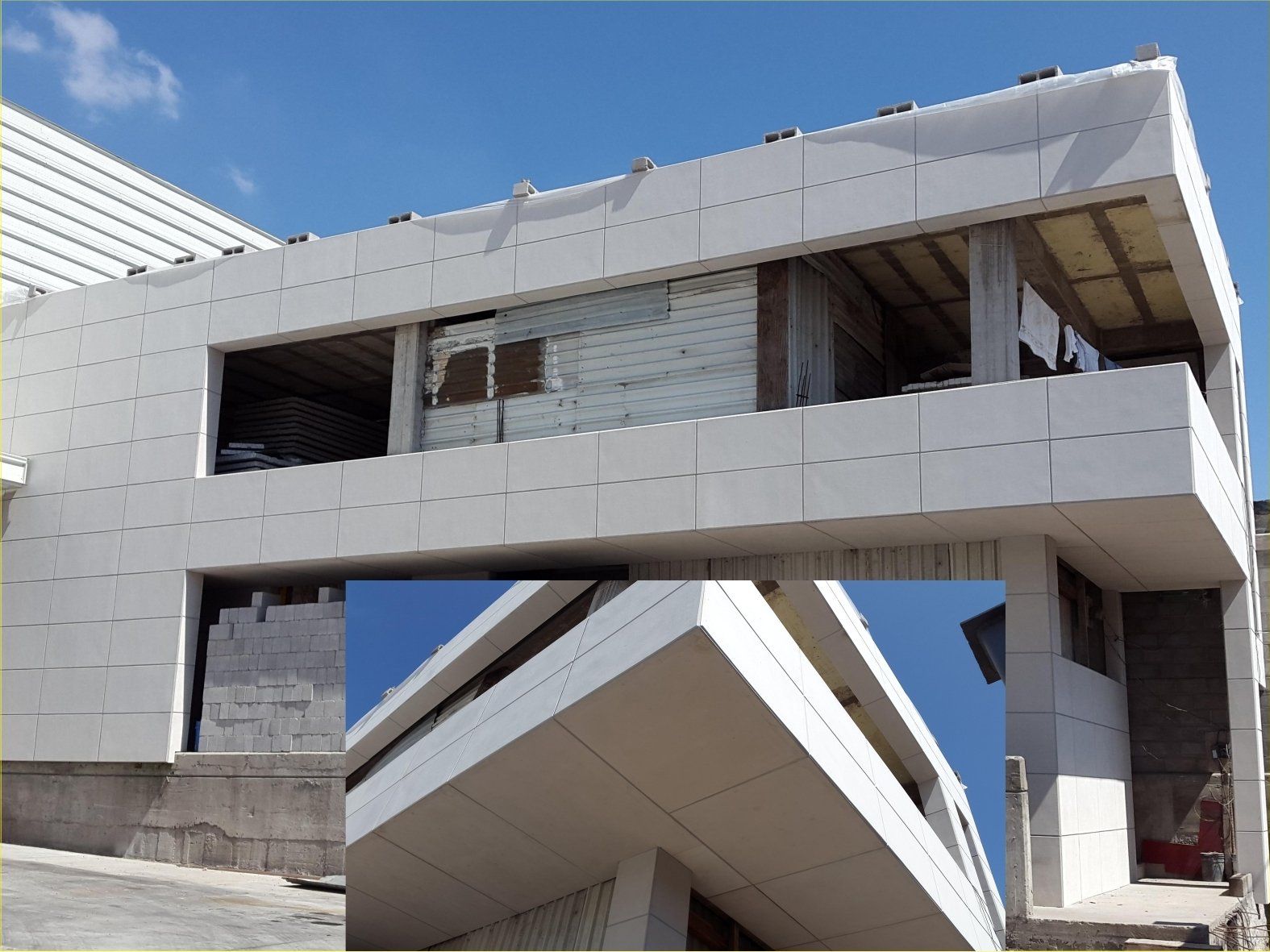 FACHADAS CON LAMINAS DE FIBROCEMENTO PLYCEM