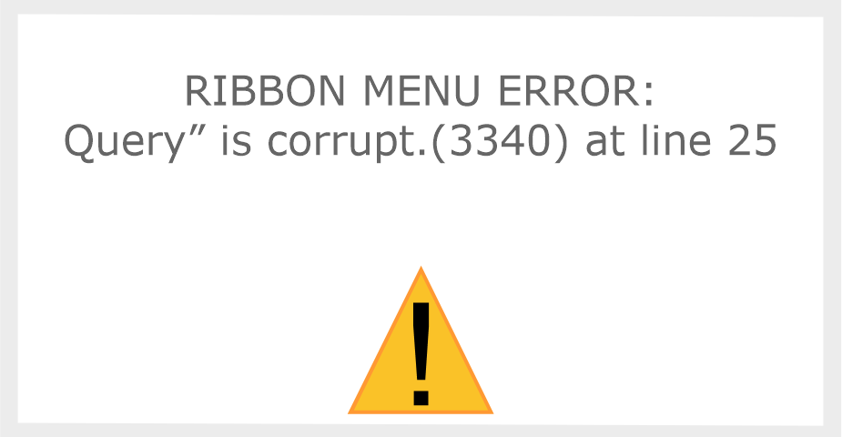 Ribbon Error 11/2019
