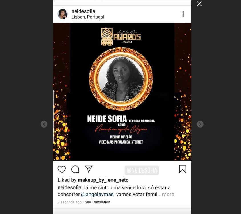 Neide Sofia já sente-se vencedora, Angola VMAs 2020 | SUPERSTAR
