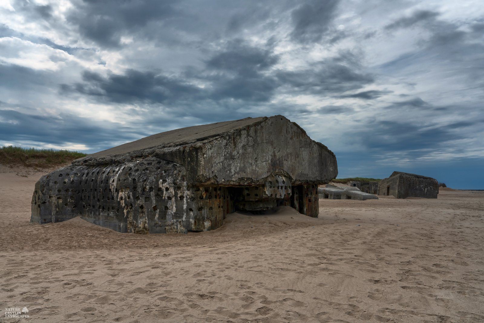 There are many bunkers on the Danish North Sea coast