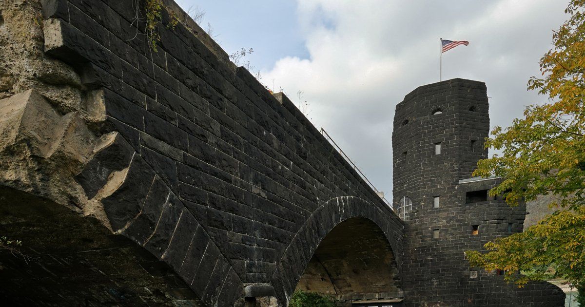 The historic bridge at Remagen